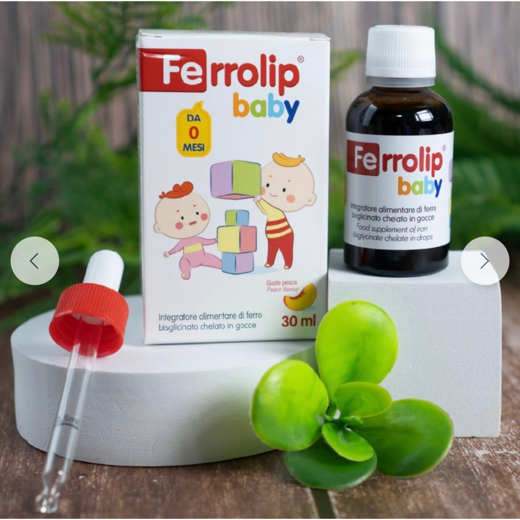 Sắt hữu cơ Ferolip baby ( dạng nhỏ giọt 30ml ) | Shopee Việt Nam