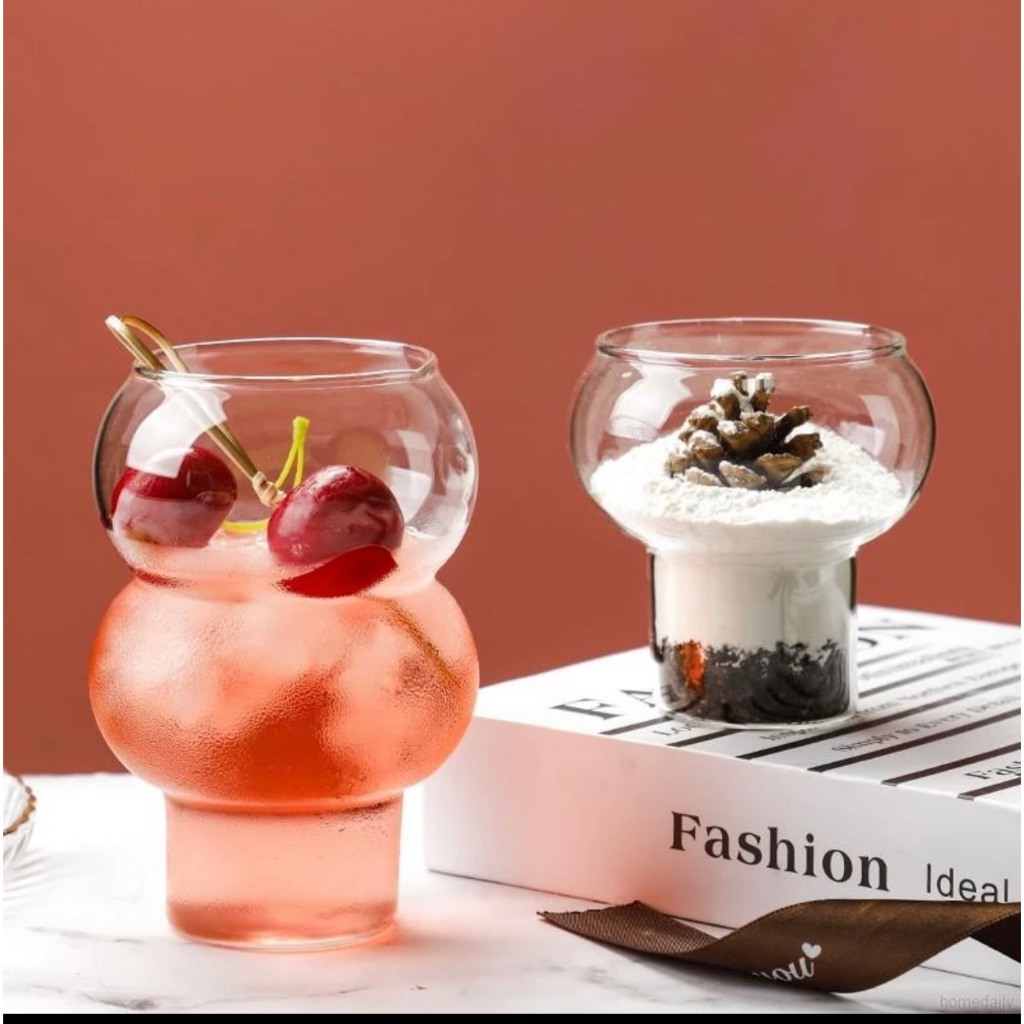Ly Thủy Tinh Uống Cocktail / Yogurt / Kem / Cocktail Thiết Kế Sáng Tạo ...