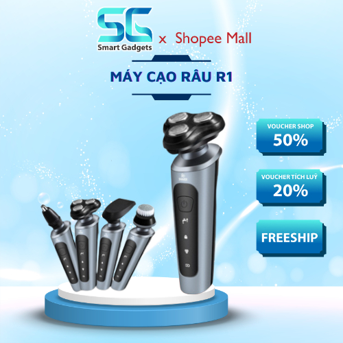 Máy Cạo Râu Nam Shaver 9D Smart Gadgets Kiêm Tỉa Lông Mũi Cao Cấp, 3 ...