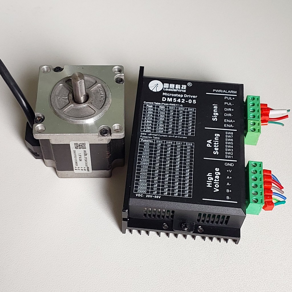 Combo Driver điều khiển động cơ bước kèm Step 42,57,86 DM542/DM442/BH86 ...