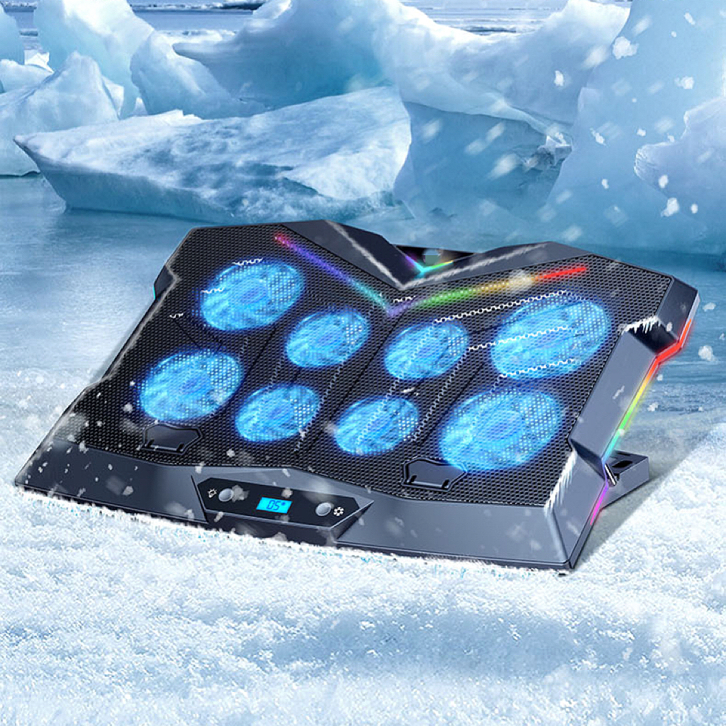 Đế tản nhiệt gaming Cooler RGB Z8 cho LAPTOP MACBook máy tính bảng có ...