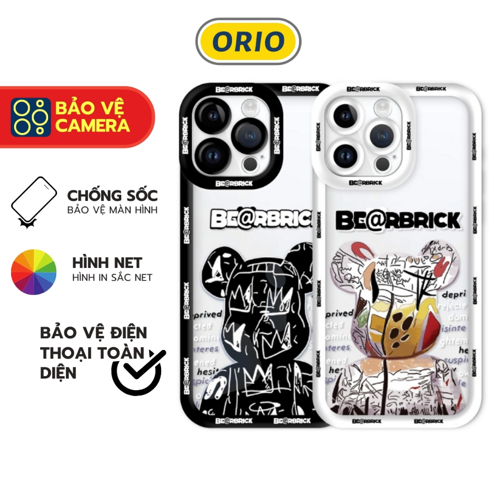 Ốp lưng iphone trong lỗ camera bear.bri.ck 6/6plus/6splus/7/7plus/8 ...