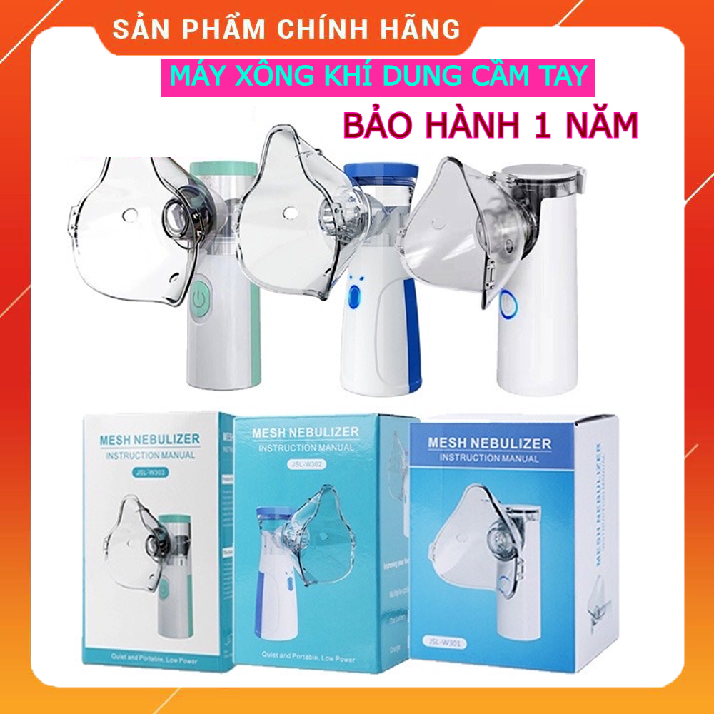 (HỏaTốc-1h) Máy xông khí dung cho bé Mesh Nebulizer cầm tay dùng pin ...