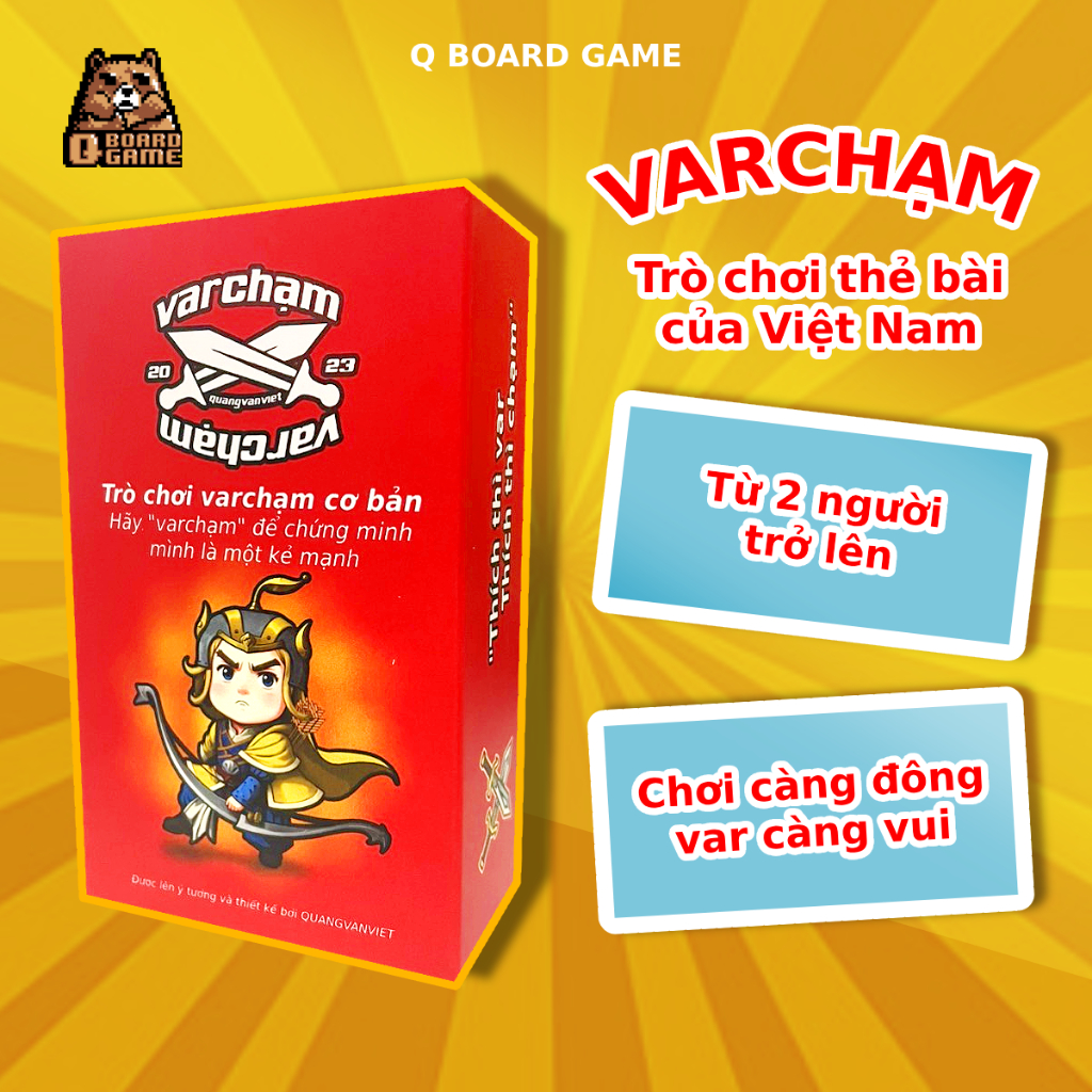 Bộ bài board game Var Chạm, trò chơi dành cho người thích va chạm ...