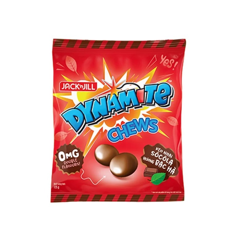 KẸO NHAI SOCOLA HƯƠNG BẠC HÀ DYNAMITE BỊCH 125G | Shopee Việt Nam