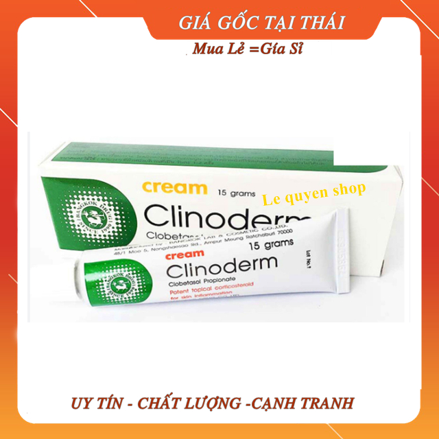 [CHÍNH HÃNG] Kem bôi vảy n.ến, khô da Clinoderm Thái Lan tuýp 15g ...