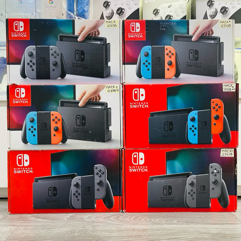 Máy Chơi Game Nintendo Switch V1/V2 Mod Chip (Cài FullGame) [2nd Đủ Phụ ...