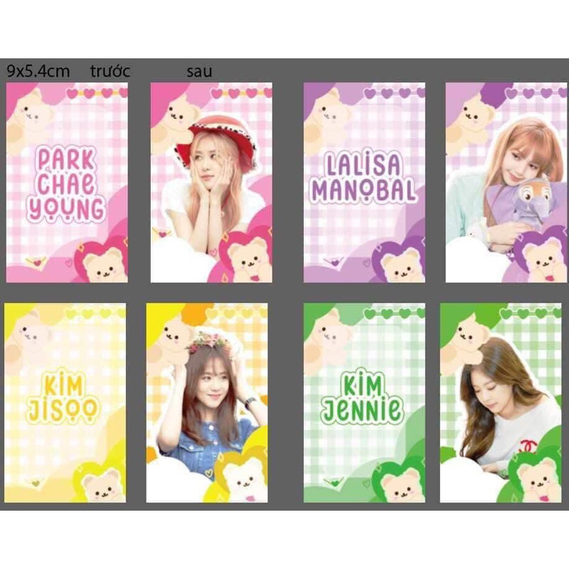 [BOX MIX CARD DES BLACKPINK]100c | Shopee Việt Nam