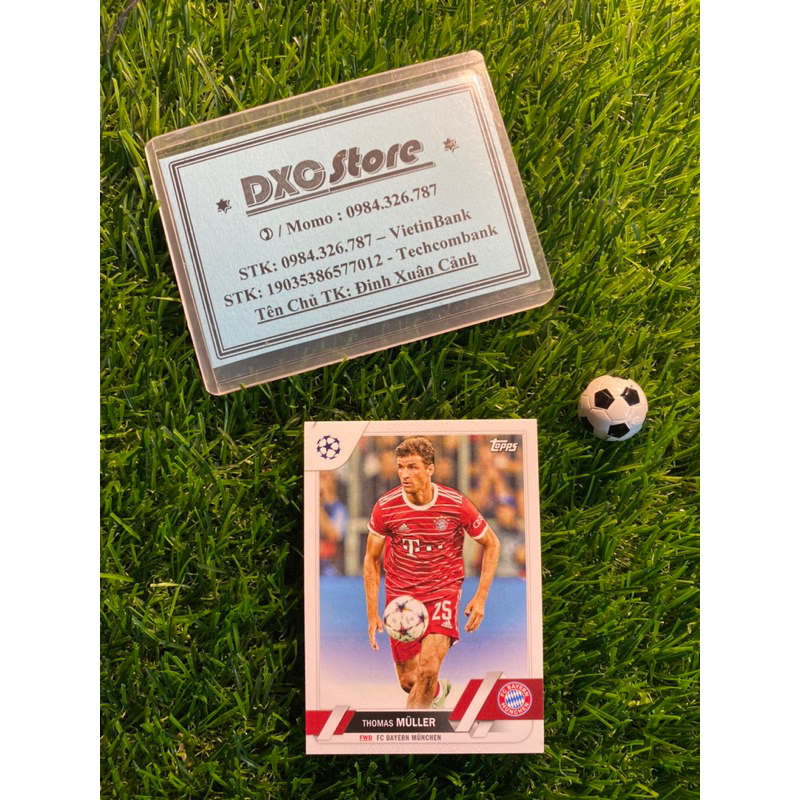 THẺ LẺ - TOPPS UCL 2023 - THOMAS MULLER (BAYERN MUNCHEN) | Shopee Việt Nam