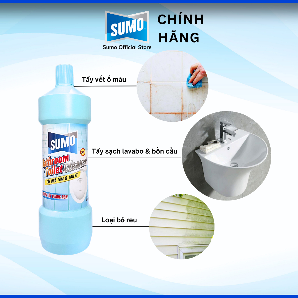 Nước Tẩy Nhà Tắm Và Toilet Sumo 1000ml - Xanh Tẩy Đồ Dùng Bằng Sứ Tẩy ...