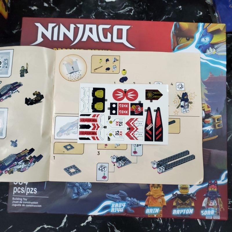 [NEW SET]Đồ chơi lắp ráp Ninjago Dragon Rising Mech của Sora Mech Bike ...