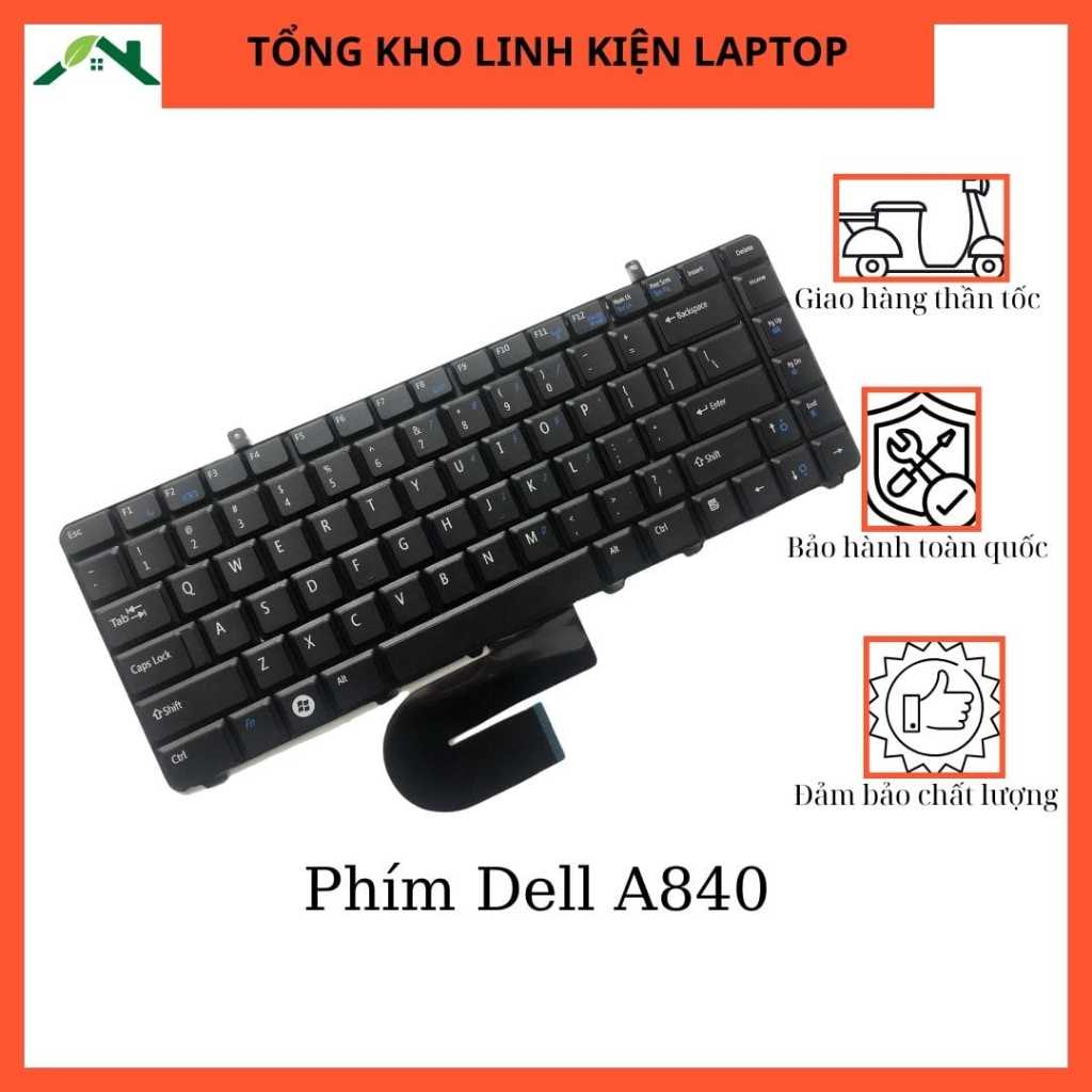 Bàn phím laptop Dell Vostro A840 A860 1088 1014 1015 PP37L PP38L[ 1 ĐỔI ...