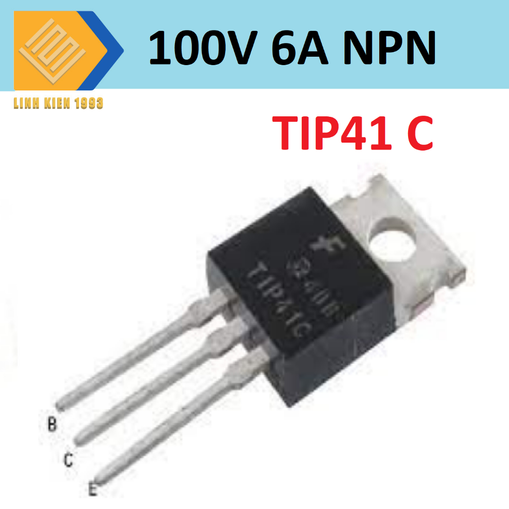 [ 2 CON ] Tip41c Transistor công suất NPN TO-220 | Shopee Việt Nam
