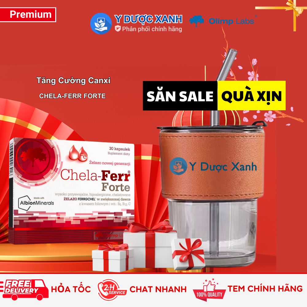 Mua [Chính Hãng] Sắt CHELA FERR FORTE, 30 viên, Viên bổ máu cho bà bầu ...