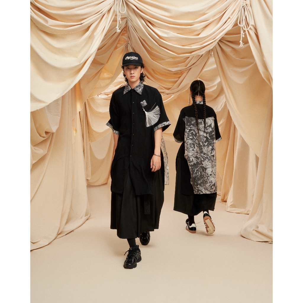 HYMAISON | Áo Sơ Mi Dài Hình Thoi Hymaison Unisex | Shopee Việt Nam