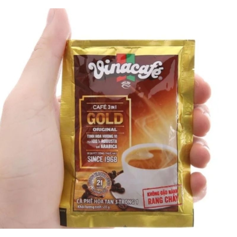 Cà phê sữa VinaCafé Gold Original 480g | Shopee Việt Nam