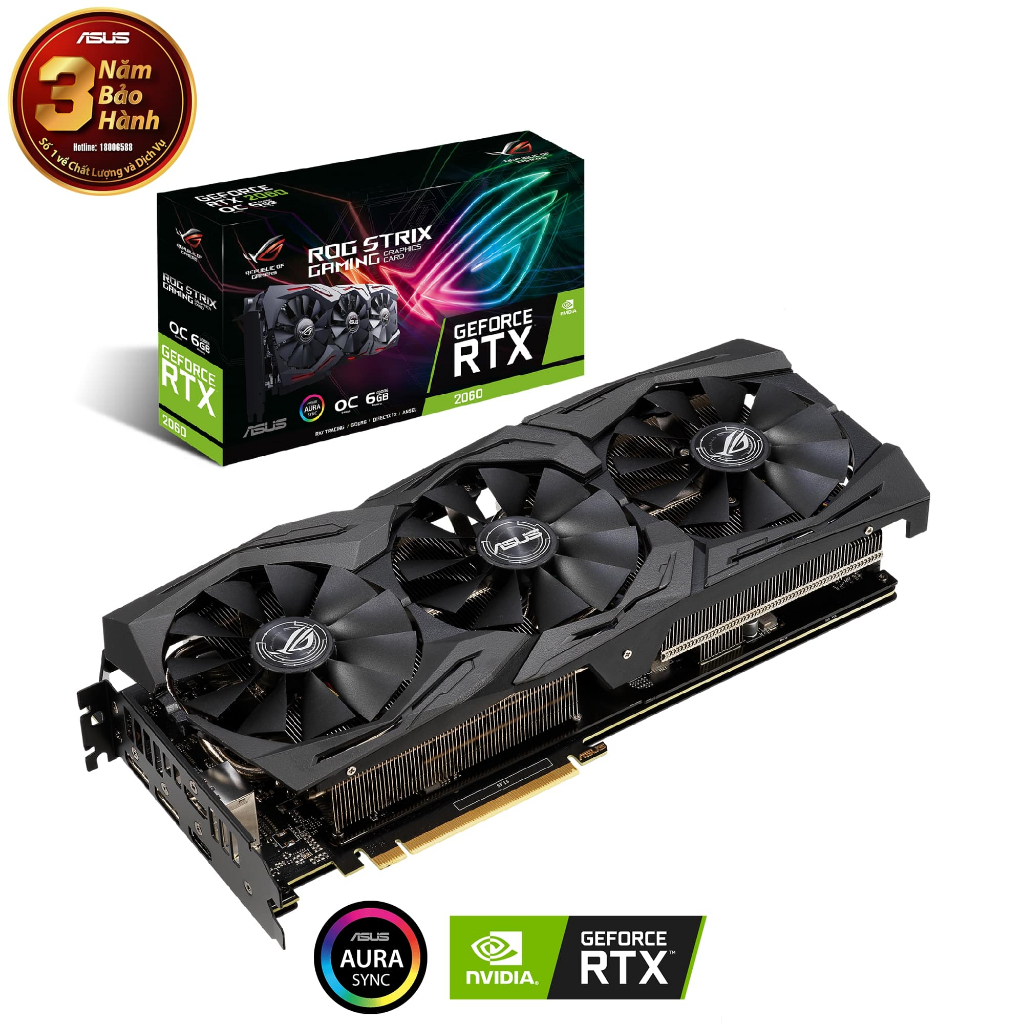 (2nd) VGA ROG STRIX GEFORCE RTX™ 2060 EVO V2 OC EDITION 6GB GDDR6 ...