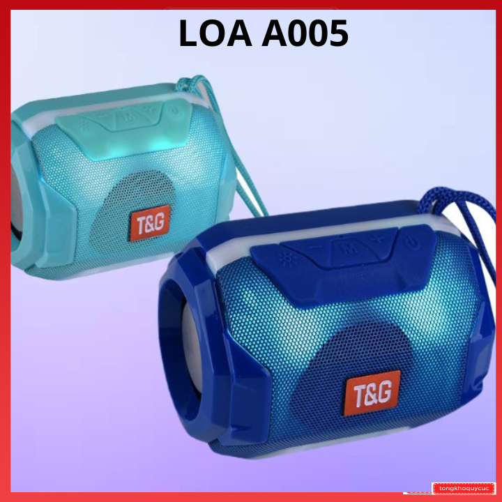 Loa bluetooth không dây A005 mini đèn led theo nhạc âm bass mạnh hỗ trợ lắp thẻ nhớ hàng đẹp bảo ...