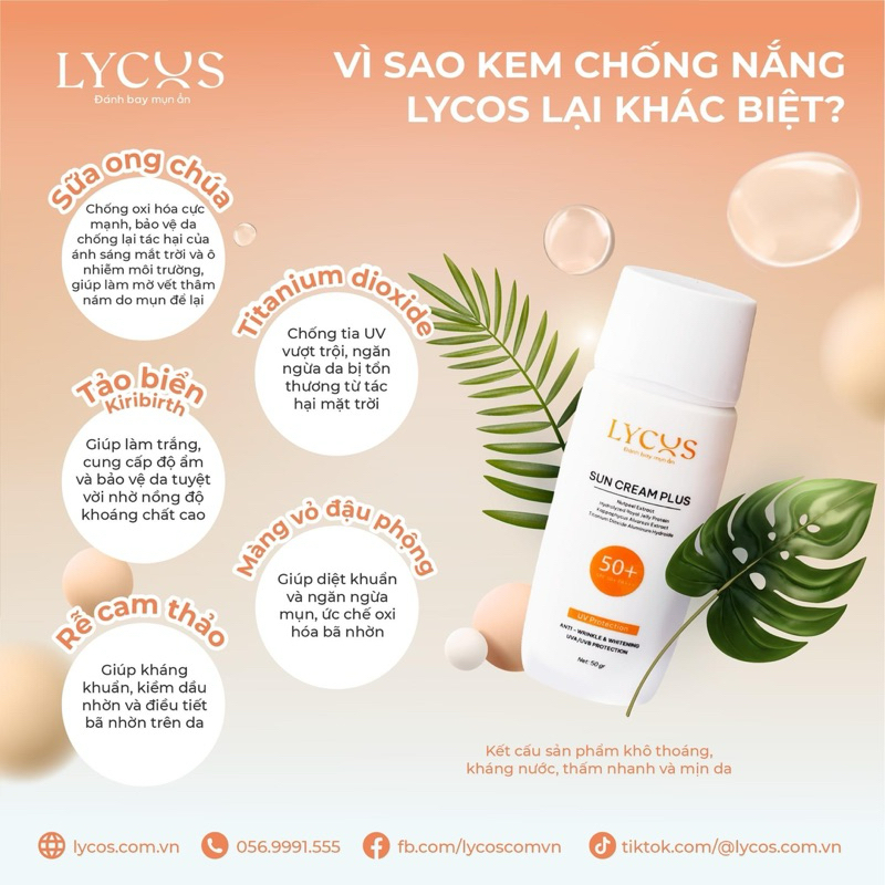 chống nắng Lycos | Shopee Việt Nam