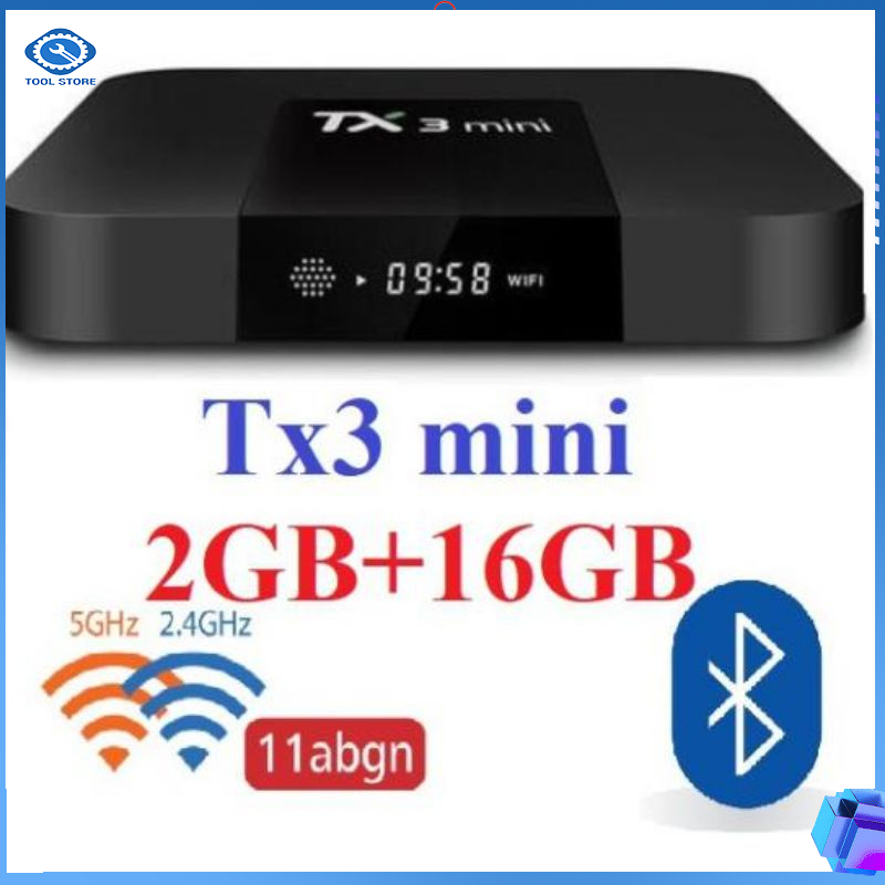 Android TV Box TX3 mini- AndroidTV 11, Amlogic S905W2, Ram 2GB, Bộ nhớ ...