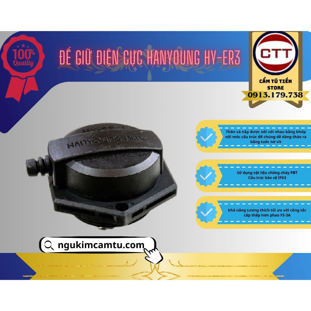 Đế giữ điện cực Hanyoung HY-ER3 | Shopee Việt Nam