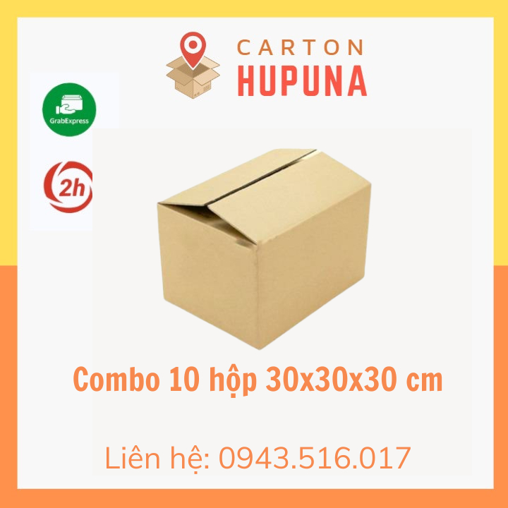 [30x30x30] COMBO 10 Hộp 30x30x30cm, Hộp Carton Giá Rẻ, Thùng Carton ...
