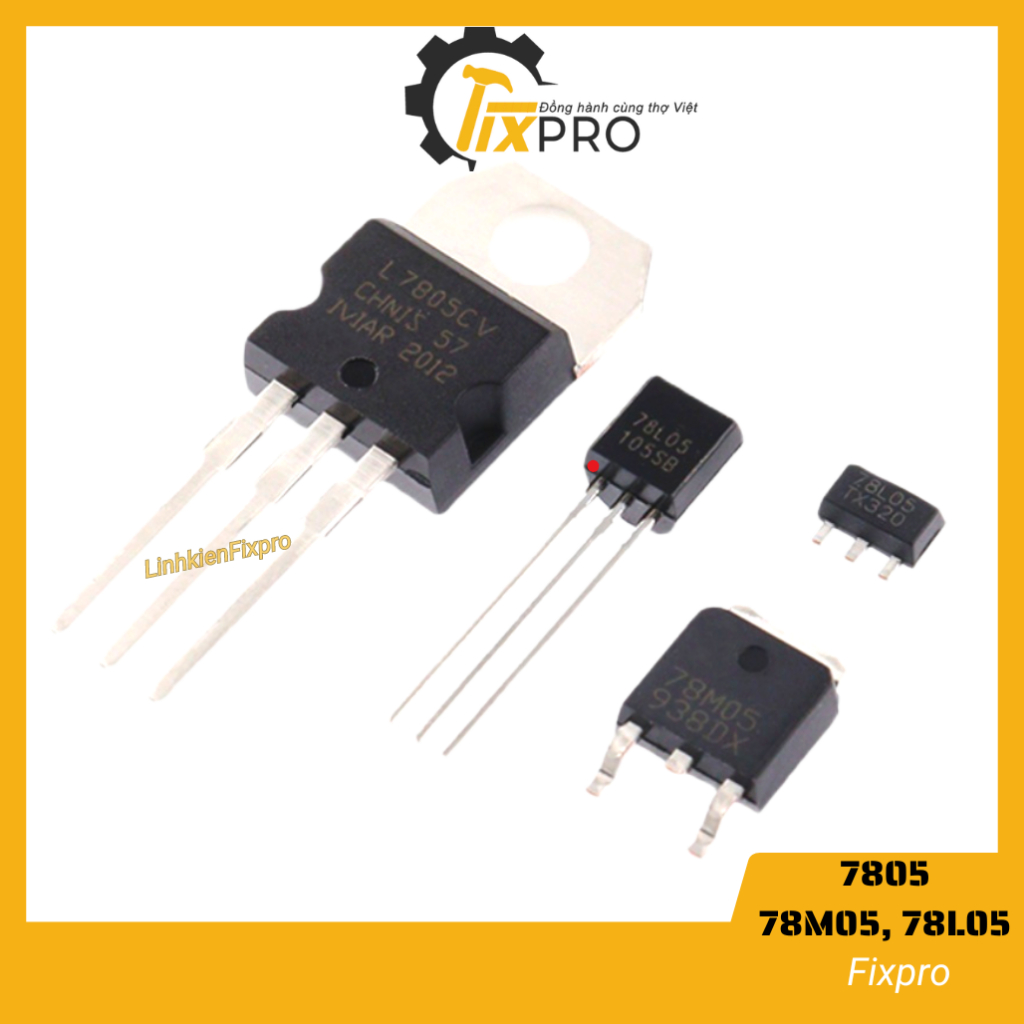 L7805CV 7805 78L05 78M05 IC ổn áp đầu ra 5V ổn định, chính xác hàng ...