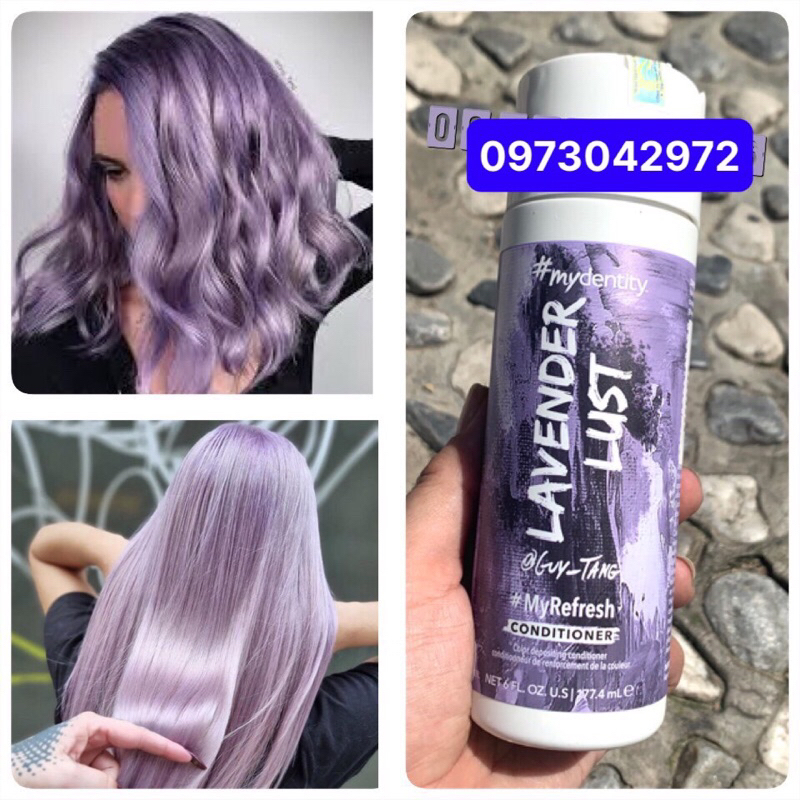 Dầu xả làm mới màu, bảo vệ màu nhuộm TÍM LAVENDER MyRefresh Color ...