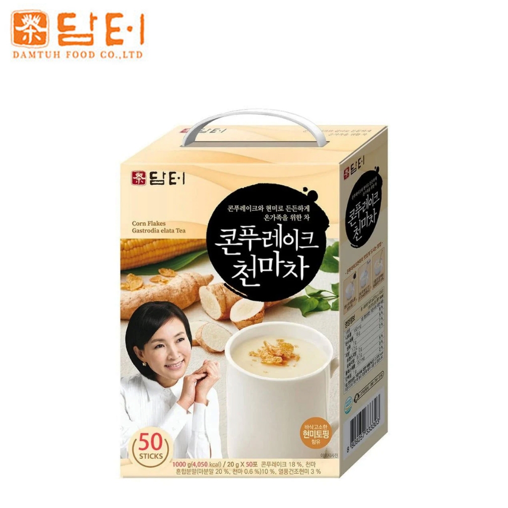 HỘP 50 GÓI BỘT NGŨ CỐC THIÊN MA BẮP CORN FLAKES GASTRODIA ELATA TEA ...