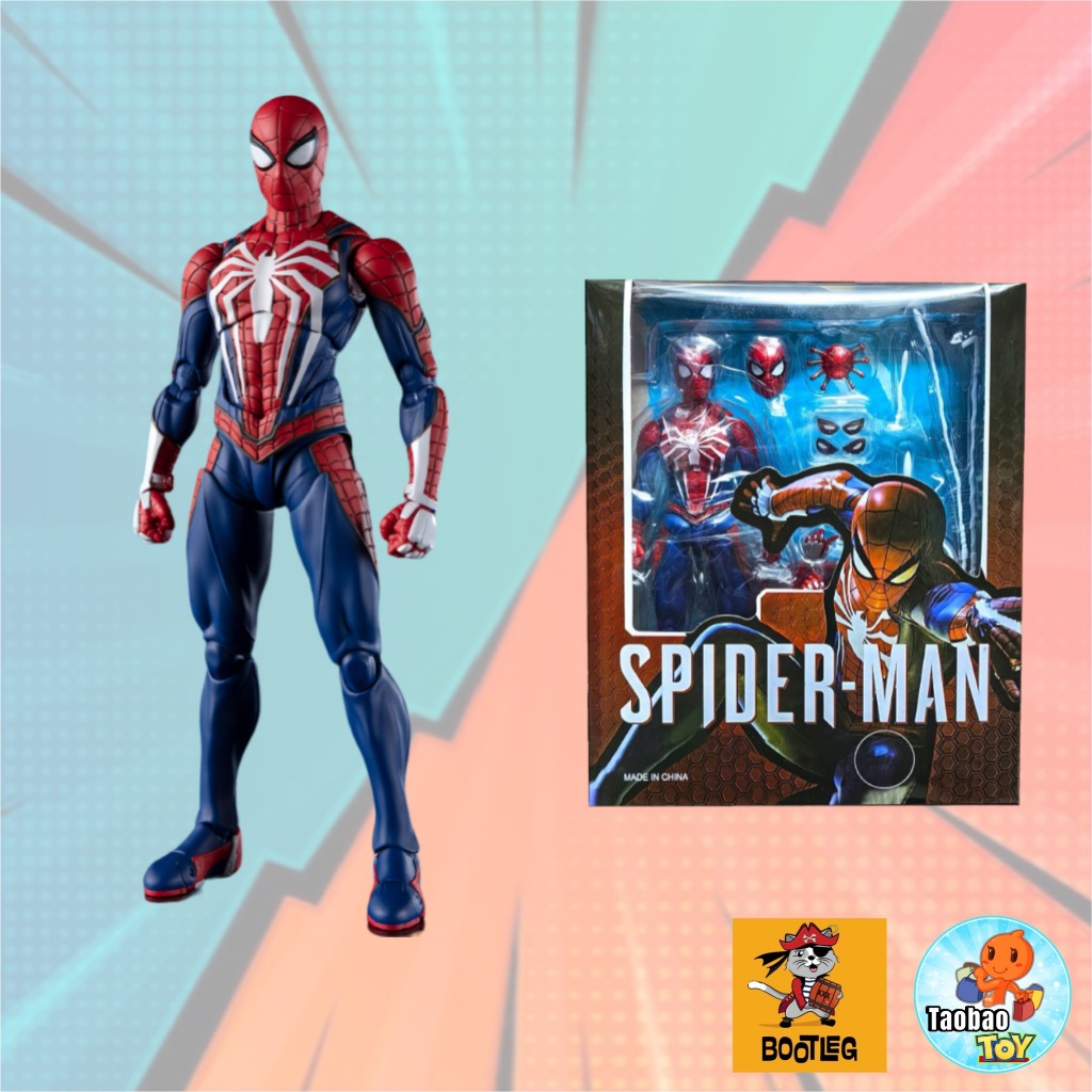(Có Sẵn-Hỏa Tốc) Mô hình Người Nhện Spider Man PS4 SHF Có Khớp | Shopee ...