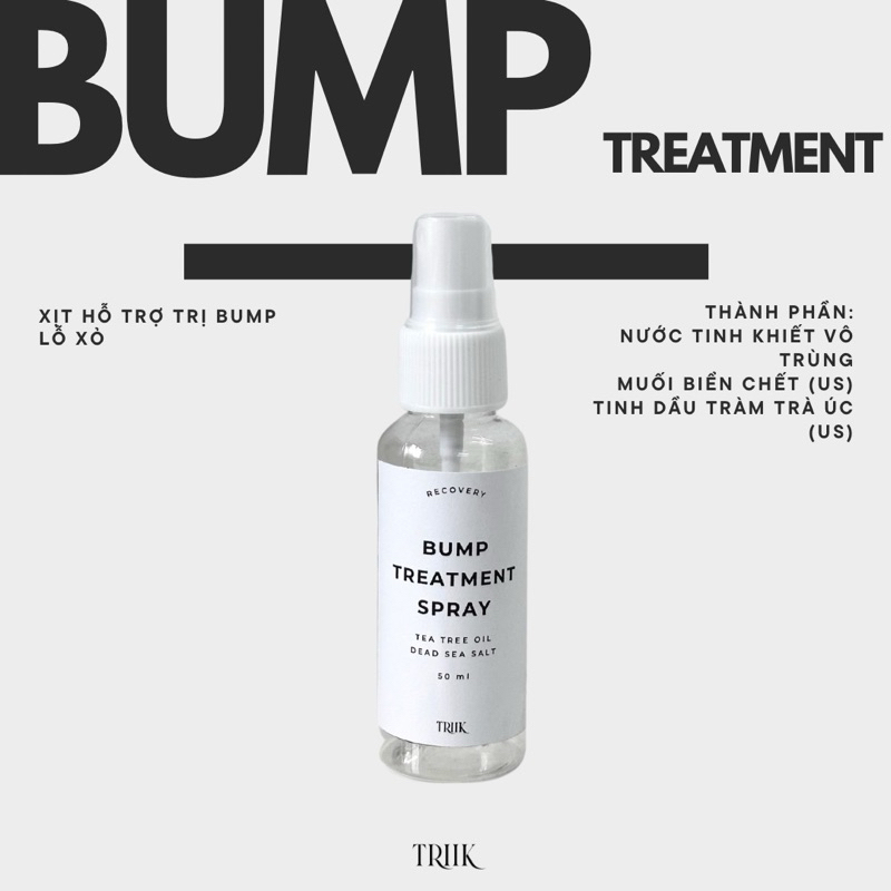 Xịt Hỗ Trợ Trị Bump Lỗ Xỏ - BUMP TREATMENT SPRAY | Shopee Việt Nam