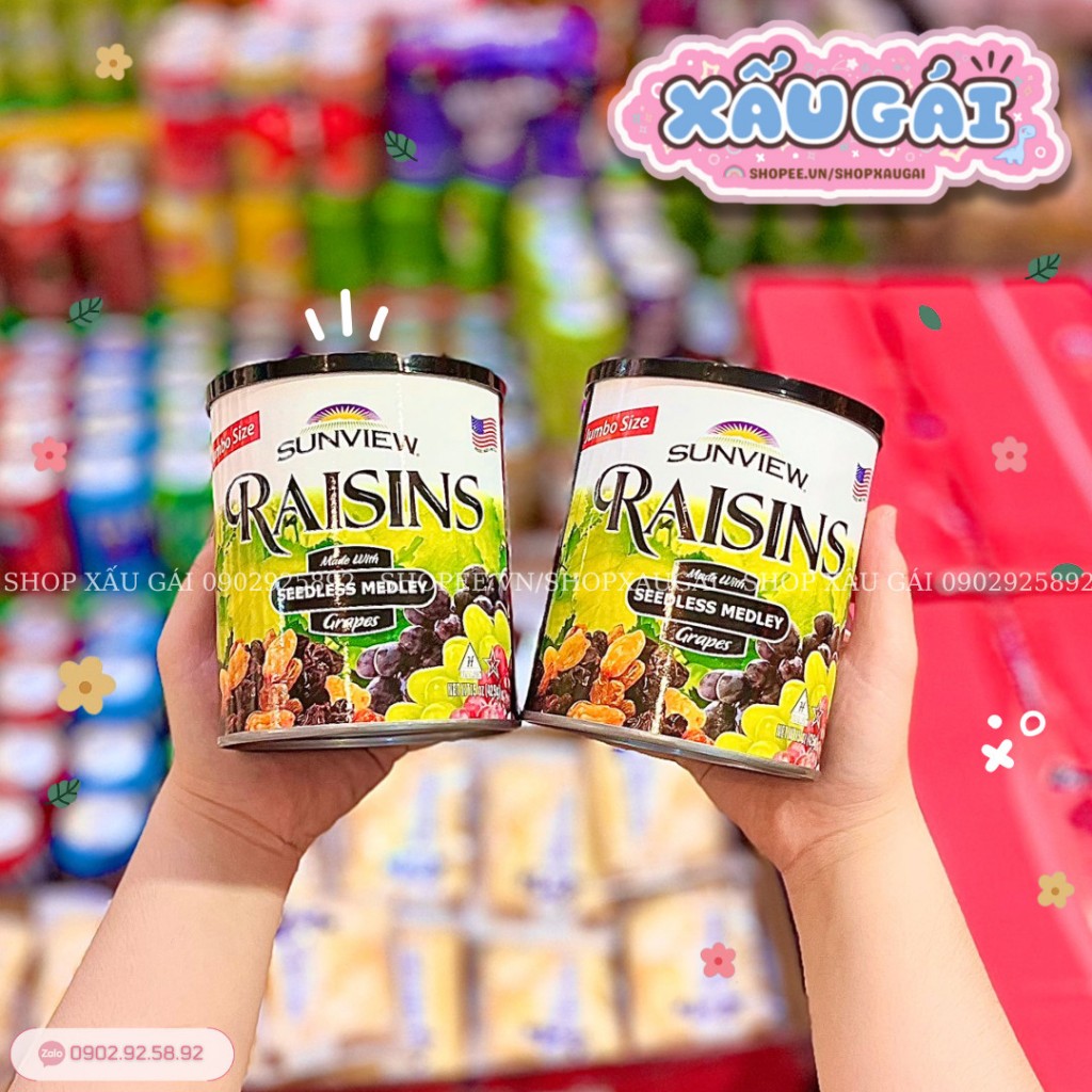 NHO KHÔ SUNVIEW RAISINS 425g | Shopee Việt Nam