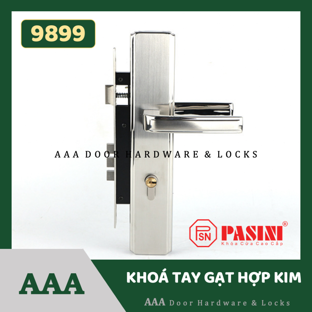 [PA9899] Khoá Tay Gạt Hợp Kim PASINI 9899 ốp tay 26cm dùng cho cửa nhôm ...