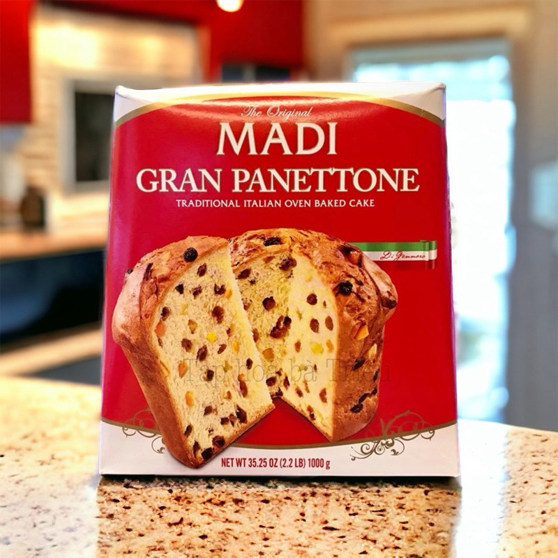 Bánh mì Madi - BÁNH MÌ GRAN PANETTONE MADI ITALIAN CAKE 1000G CỦA Ý ...