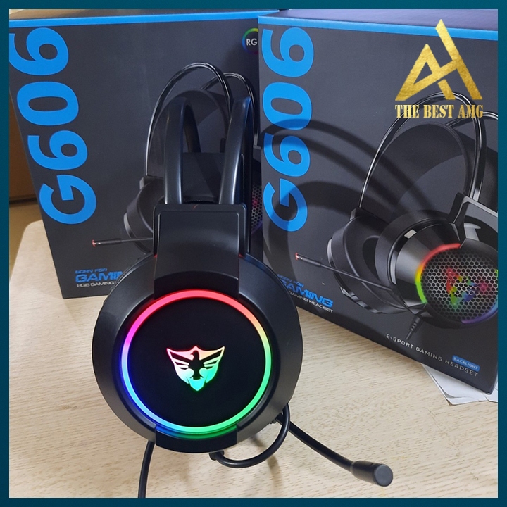 Tai Nghe Máy Tính Pc Gaming Có Dây Led Rgb G606 Có Mic Đàm Thoại Tai ...