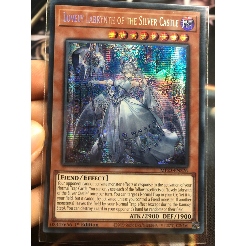 [Yugioh_tcg] Thẻ bài Lovely Labrynth of the Silver Castle - MP23-EN226 - Prismatic Secret Rare ...
