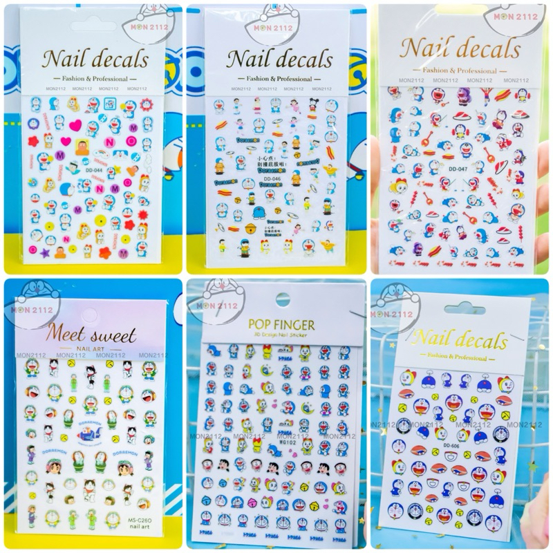 Product image Sticker nail dán móng Doraemon Doremon