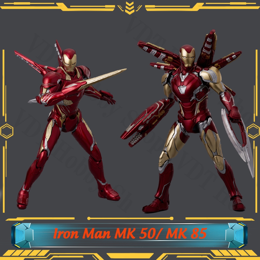 Mô hình lắp ráp Iron Man MK50 & MK85 ( tặng kèm base ) | Shopee Việt Nam