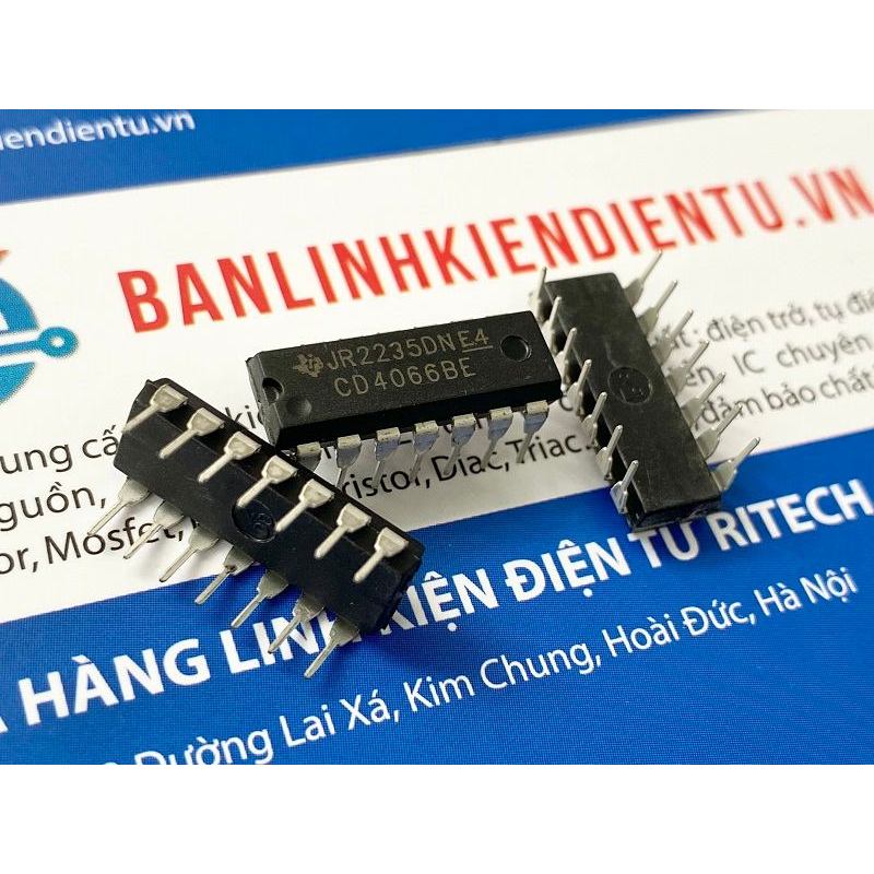 [Combo 8 chiếc] CD4066BE, CD4066 IC số Dip 14 hàng chính hãng | Shopee Việt Nam