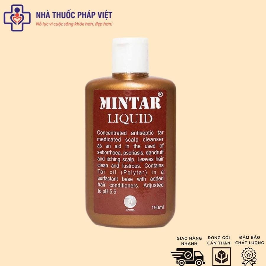 Mintar Liquid 150ml Dầu gội hỗ trợ làm sạch gàu, giảm viêm ngứa da đầu ...