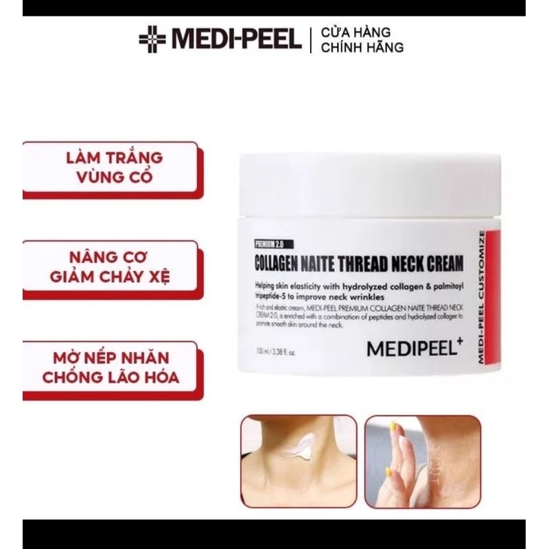 Kem cổ Medipeel Naite cao cấp - 100mlPREMIUM NAITE THREAD NECK CREAM ...