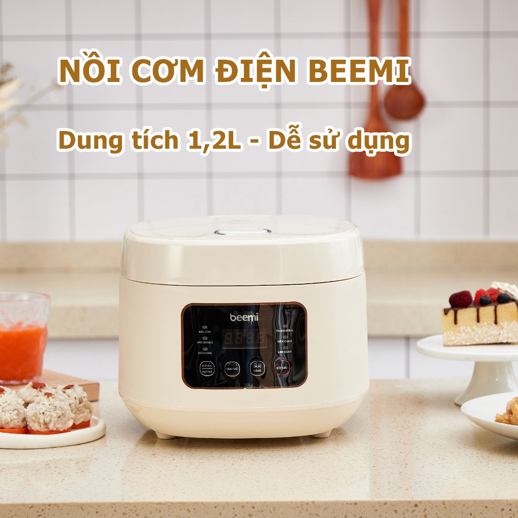 Nồi Cơm Điện Đa Năng BEEMI Nhập Khẩu Chính Hãng Dung Tích 1,2L Điều ...