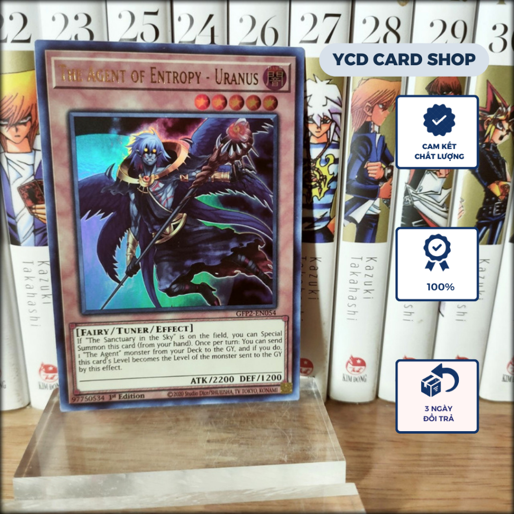 [YCDcardgame] Thẻ Bài Yugioh Chính Hãng The Agent of Entropy – Uranus ...