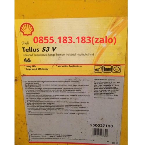 Dầu thủy lực Shell Tellus S3 V46 đạt theo tiêu chuẩn DIN 51524 | Shopee ...