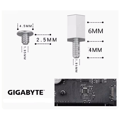 ốc bắt ssd m2 nvme cho các mainbỏad msi,asus,giga | Shopee Việt Nam