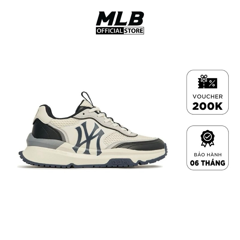 [ CHÍNH HÃNG ] Giày MLB Chunky Runner New York Yankees Black "3ASHRJ13N ...