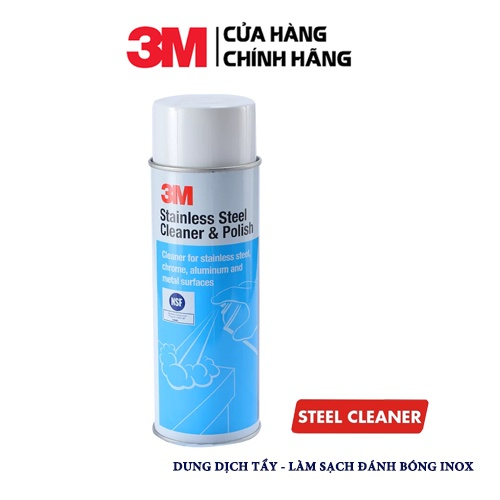CHAI TẨY SẠCH VÀ ĐÁNH BÓNG INOX 3M STAINLESS STEEL CLEANER & POLISH ...