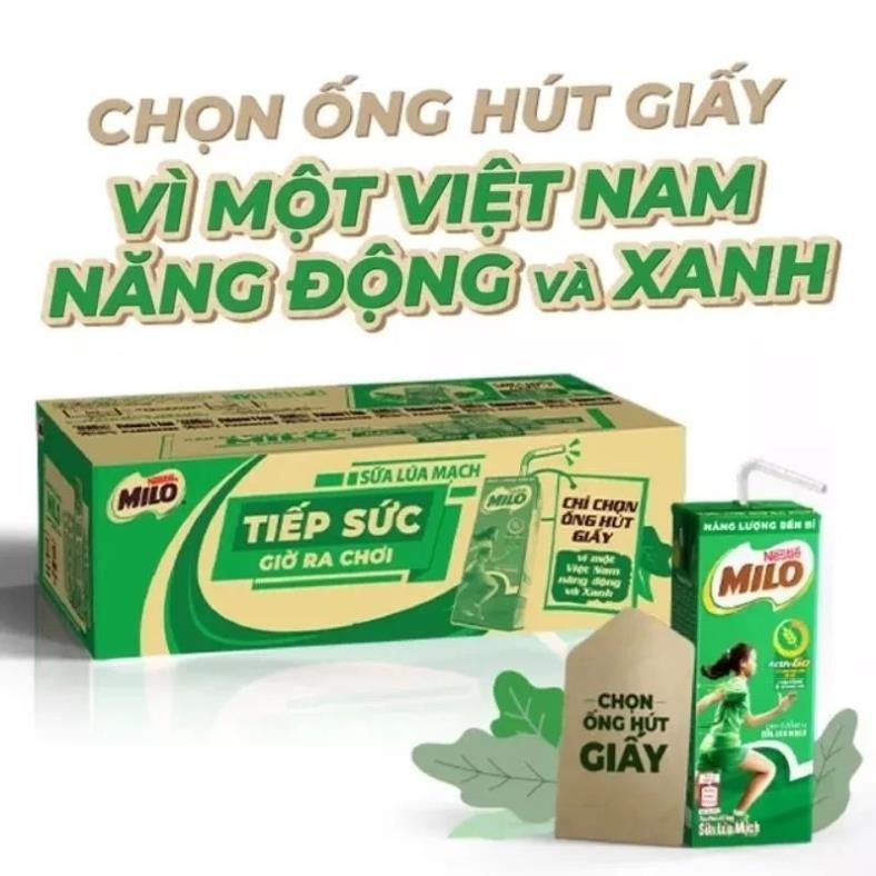 SỮA LÚA MẠCH MILO HỘP 180ML | Shopee Việt Nam