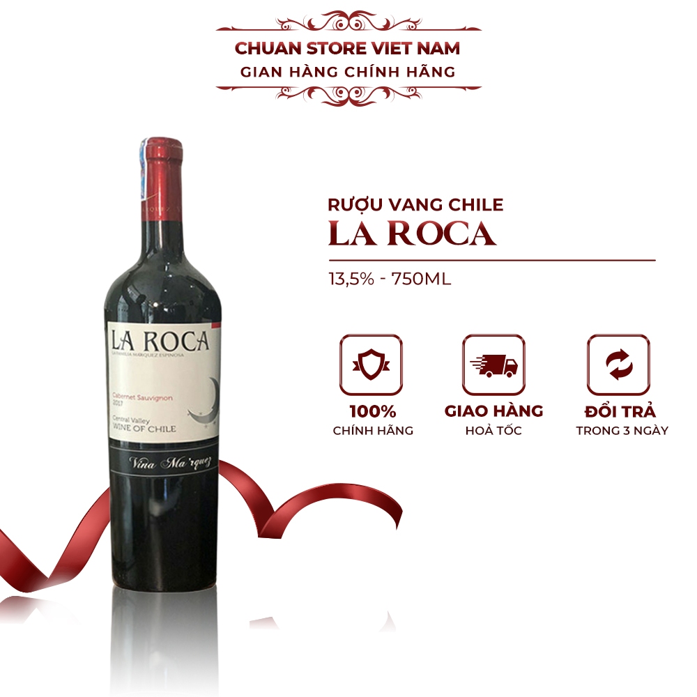 Rượu vang Chile La Roca nho Cabernet Sauvignon thượng hạng 13.5% chai ...