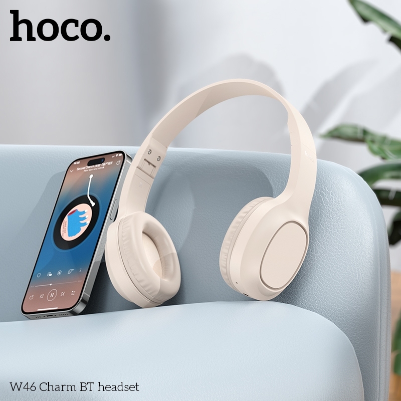 Tai Nghe Bluetooth Chụp Tai Hoco W45 - W46 thời gian nghe nhạc 46 giờ | Shopee Việt Nam